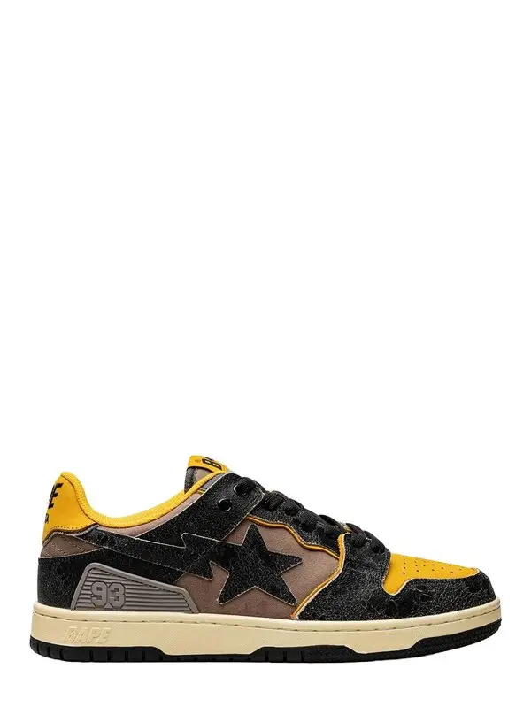 A BATHING APE Sk8 Sta #5 M1 Sneakers - Yellow