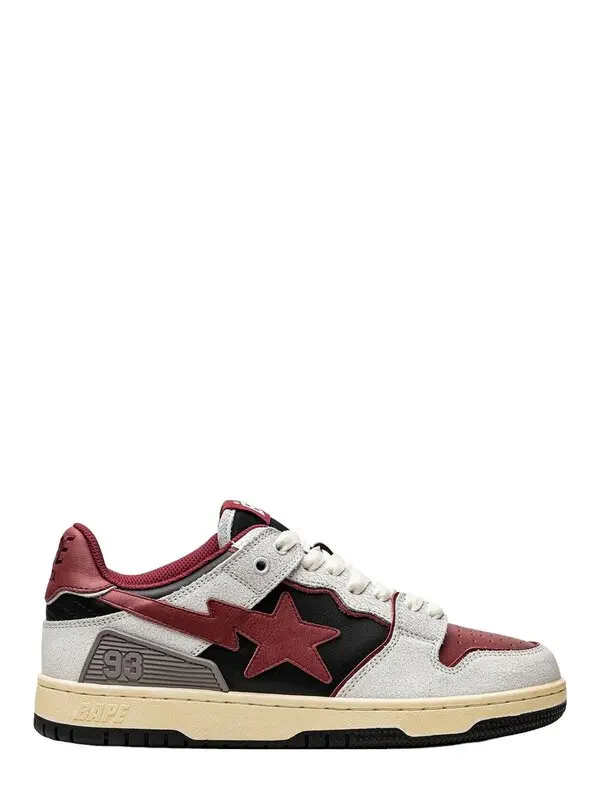 A BATHING APE Sk8 Sta #4 Low-top Sneakers - Red