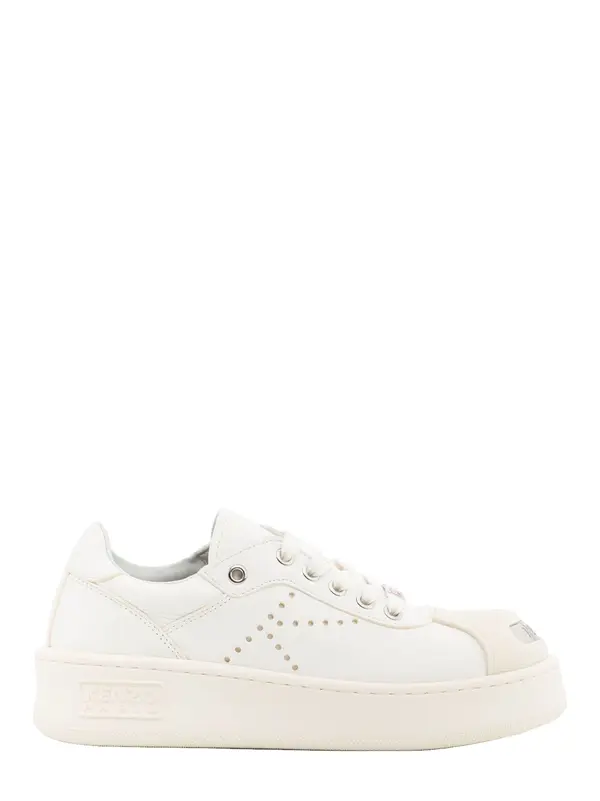 Kenzo Contrasting-toecap Low-top Sneakers - White