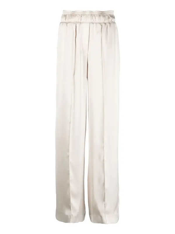 Brunello Cucinelli Elasticated-waistband Trousers - Neutrals