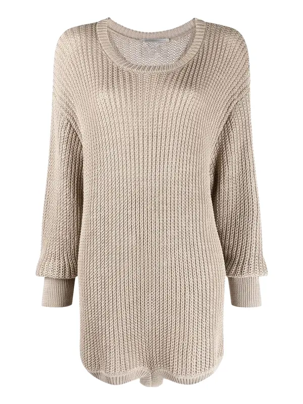 Stella McCartney Fisherman's Knit Jumper - Brown