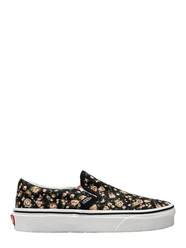 VANS Classic Slip-on Rose Dreams Sneakers - Black