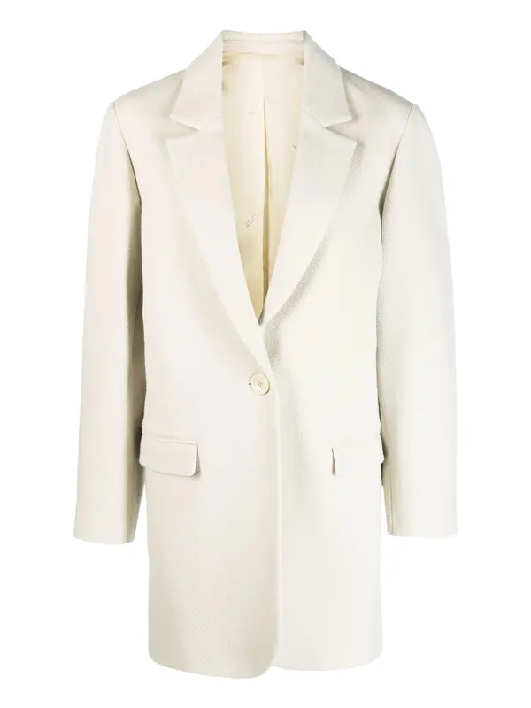 Isabel Marant Jilinka Single-breasted Coat - Neutrals