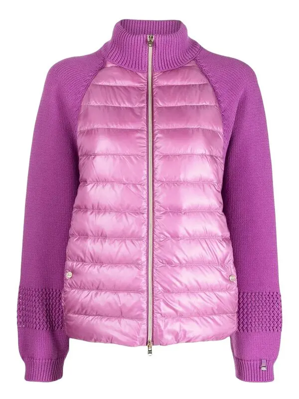 Herno Padded Zip-up Down Jacket - Purple