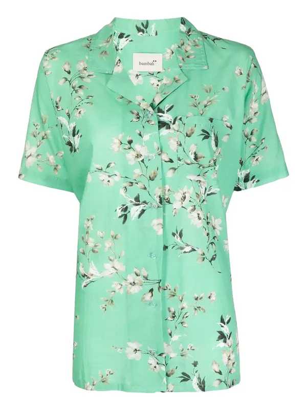 BAMBAH Floral Shirt - Green