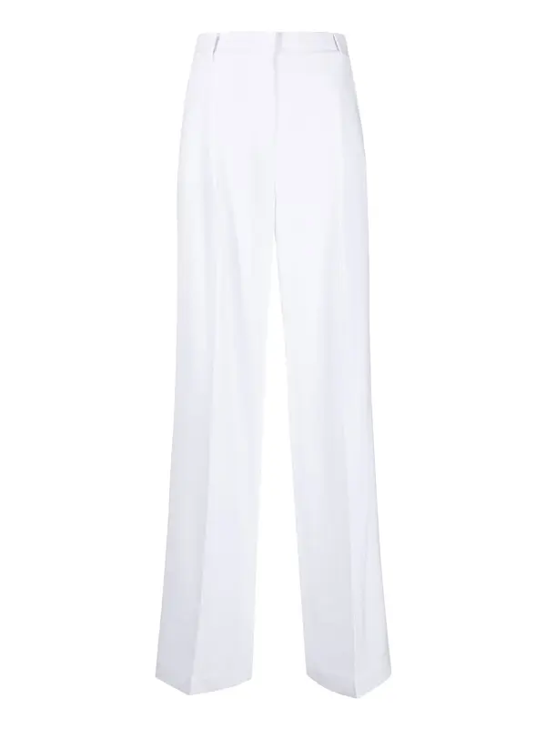 Michael Kors Wide-leg Tailored Trousers - White