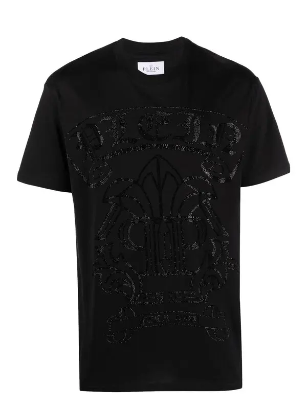 Philipp Plein Sequin-embellished T-shirt - Black