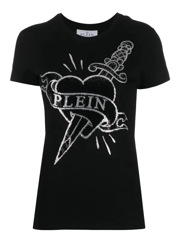 Philipp Plein Logo-embellished T-shirt - Black