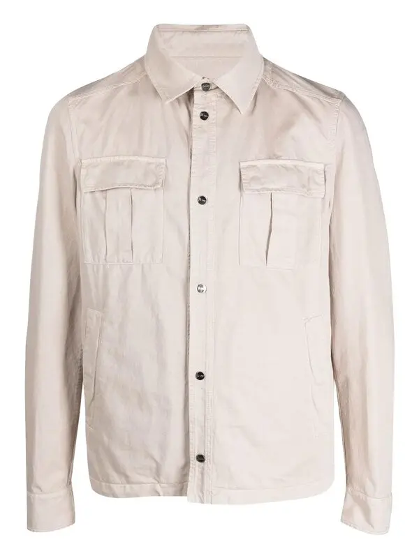 Herno Chest-pockets Shirt - Neutrals