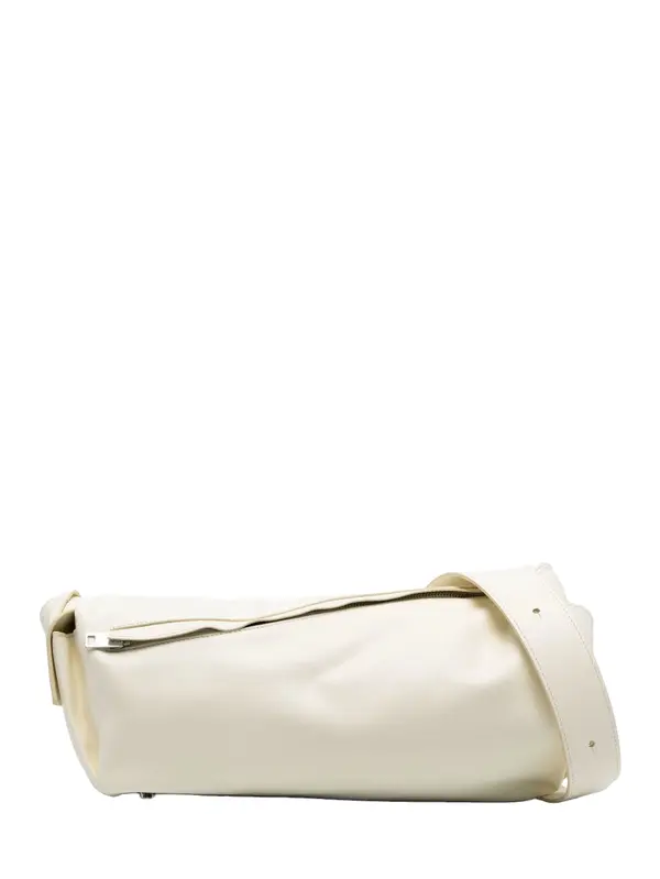 Sunnei Oversized Zip-up Satchel - Neutrals