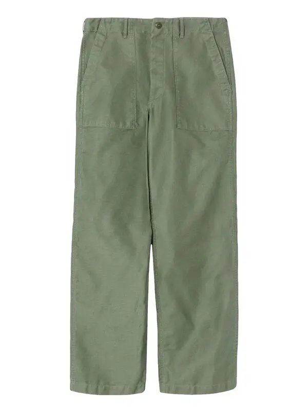 RE/DONE Straight-leg Utility Trousers - Green