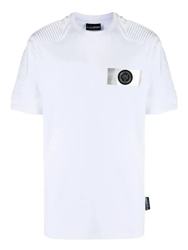PLEIN SPORT Logo-patch Short-sleeved T-shirt - White