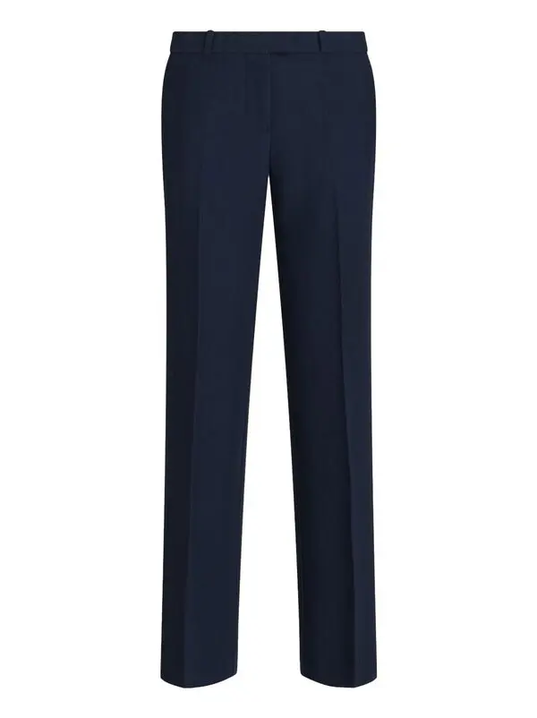 Etro Tailored Trousers With Pressed Crease - Blue