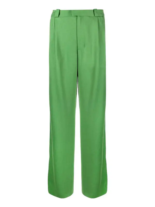 Ahluwalia Wide-leg Tailored Trousers - Green