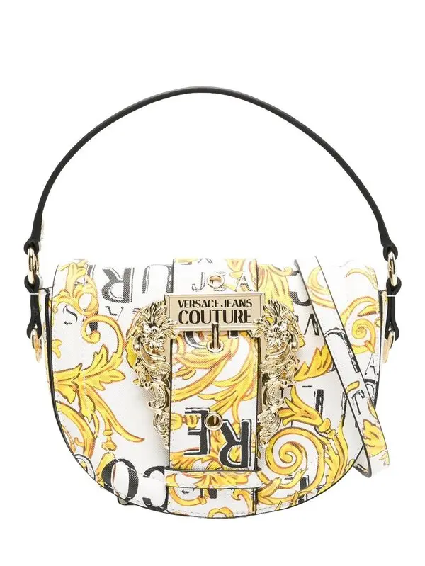 Versace Couture-print Shoulder Bag - White