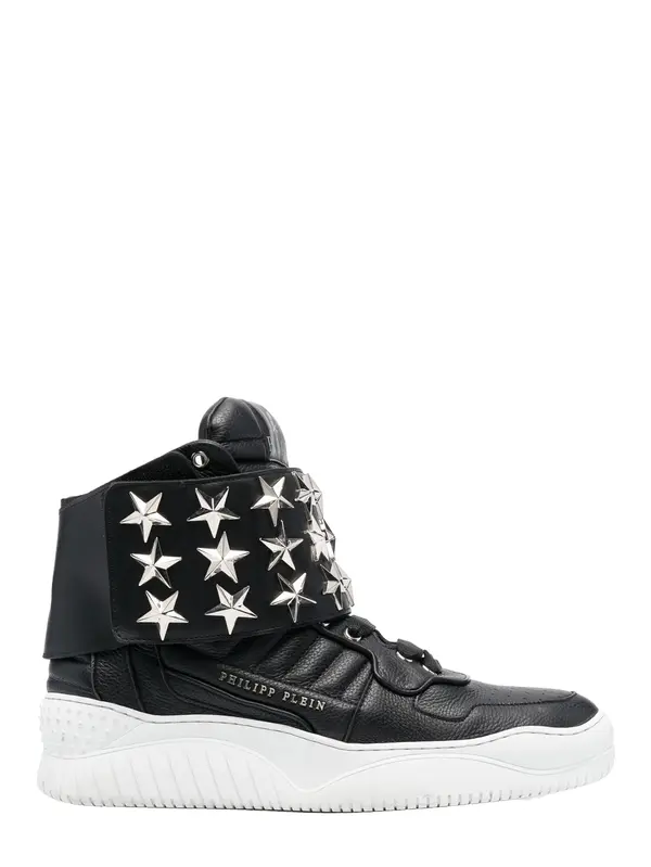 Philipp Plein Thunder High-top Sneakers - Black
