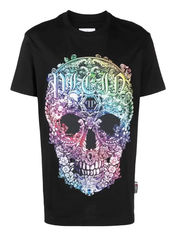 Philipp Plein Baroque Skull-print T-shirt - Black