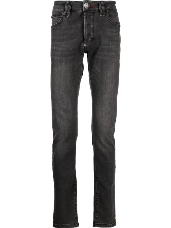 Philipp Plein Straight-leg Jeans - Grey