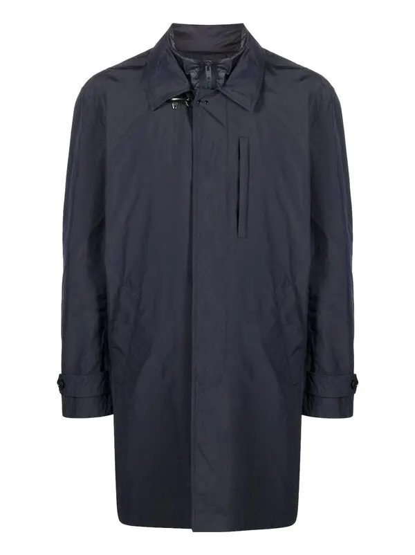 FAY Detachable-lining Coat - Blue