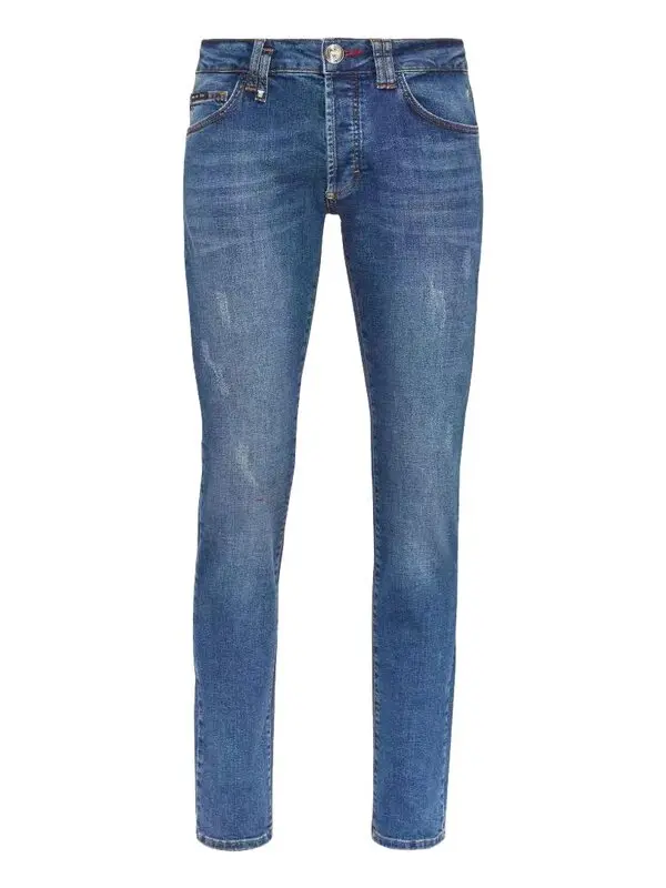 Philipp Plein Straight-cut Jeans - Blue