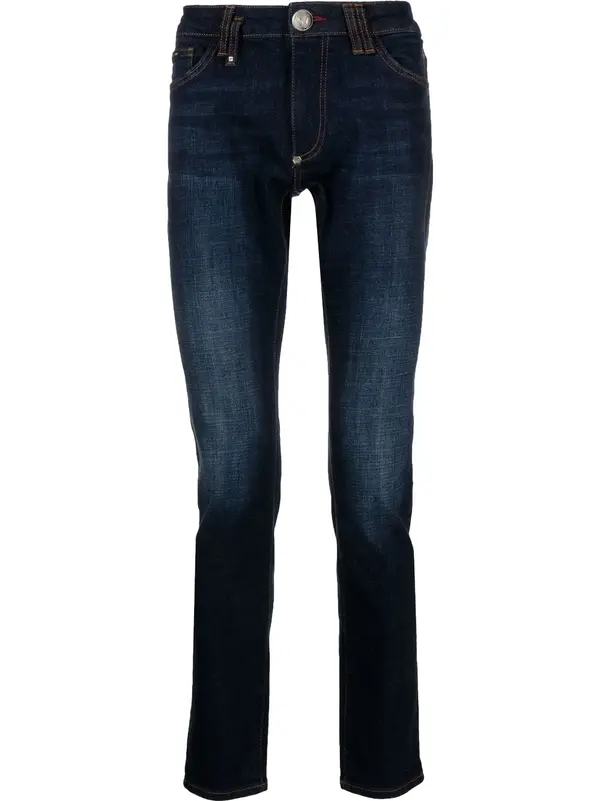 Philipp Plein Slim-cut Jeans - Blue
