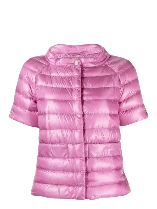 Herno Padded Short Sleeved Jacket - Pink