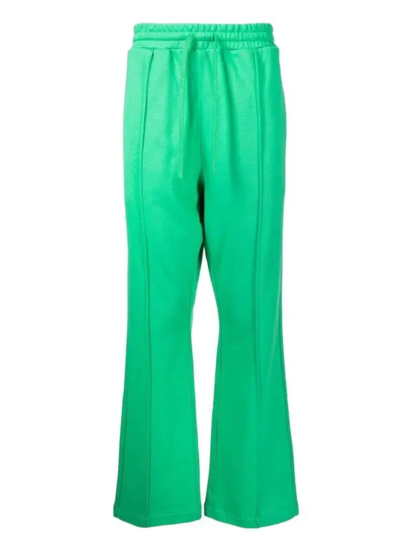 FIVE CM Drawstring Cotton Track Pants - Green