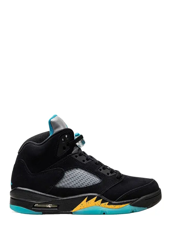 JORDAN Air 5 Aqua Sneakers - Black