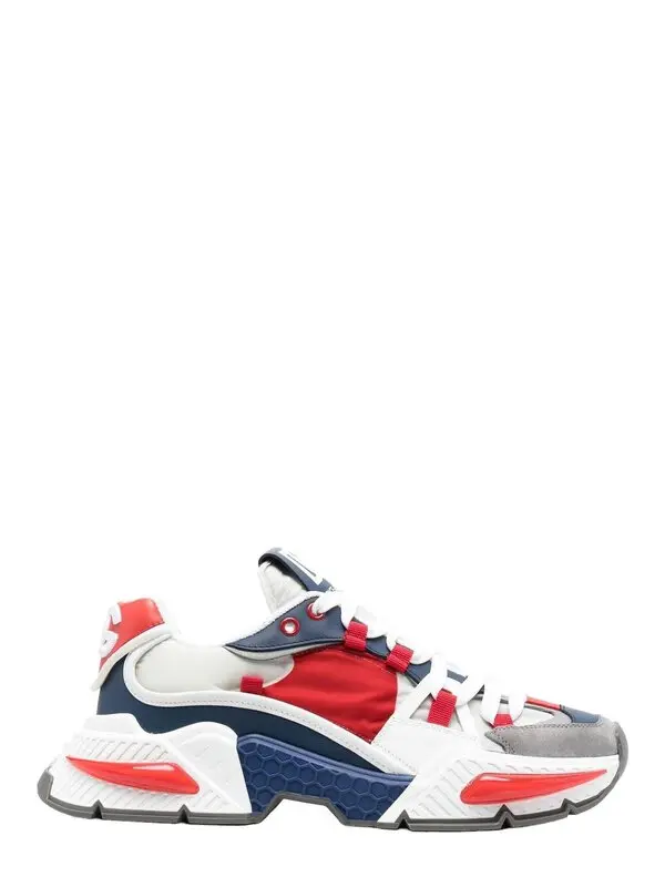 Dolce & Gabbana Airmaster Panelled Sneakers - Red