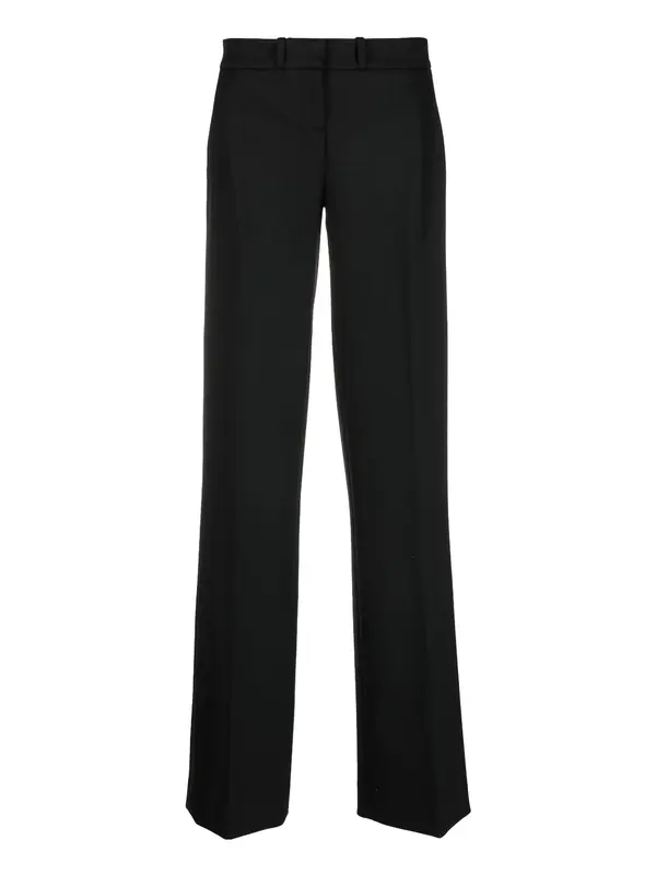 Coperni High-waist Straight-leg Trousers - Black