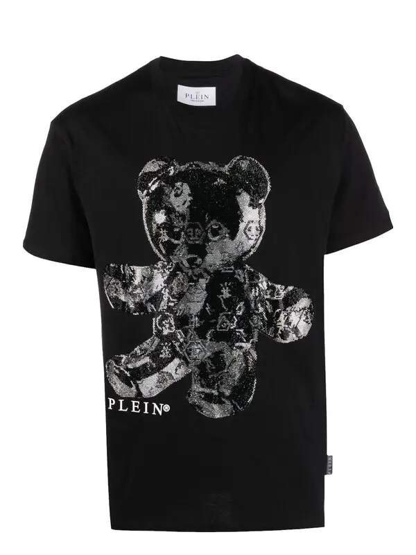 Philipp Plein Teddy Print T-shirt - Black