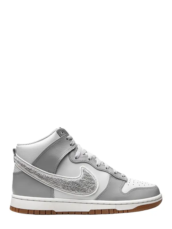 Nike Dunk High Chenille Sneakers - Grey