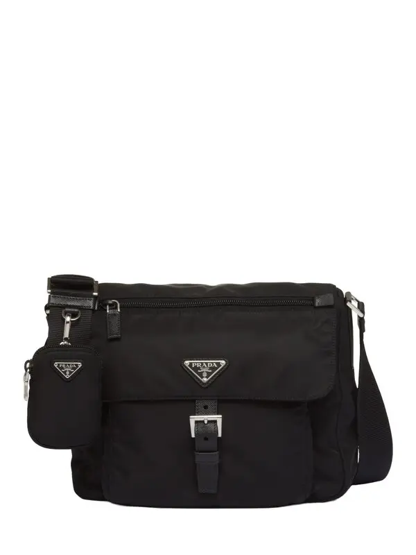 Prada Re-nylon Shoulder Bag - Black
