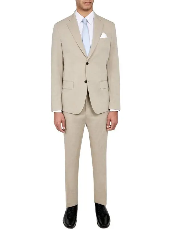 W.R.K Slim Fit Performance Suit - Taupe