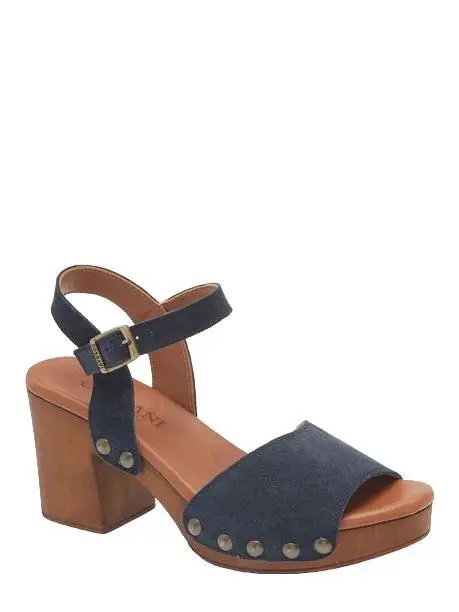 Cordani Willa Platform Sandal - Navy Suede