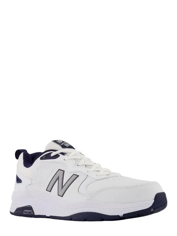 NEW BALANCE Training Shoe - White/ Navy