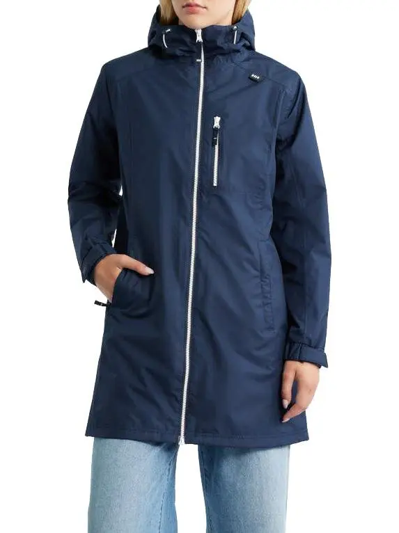 Helly Hansen Belfast Waterproof Hooded Jacket - 597 Navy