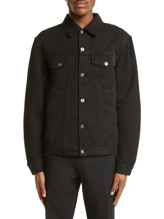 Off-White Cotton Canvas Skate Jacket - Black