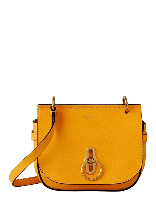 Mulberry Small Amberly Grained Leather Satchel - Double Yellow