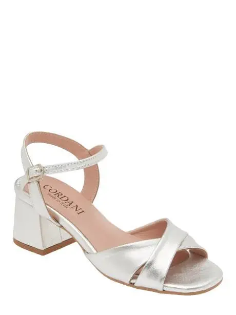Cordani Ilaria Block Heel Sandal - Argento