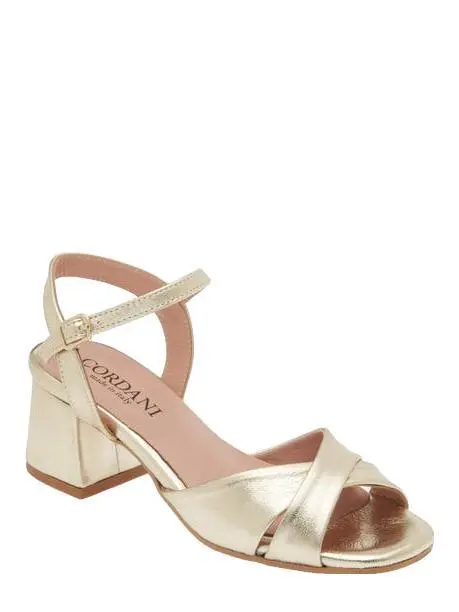 Cordani Ilaria Block Heel Sandal - Platino