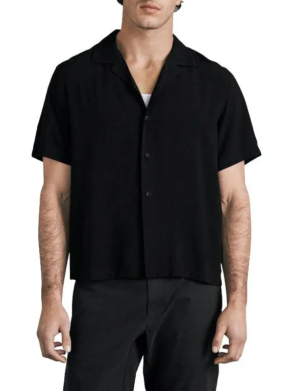 Rag & Bone Avery Button-up Shirt - Blk