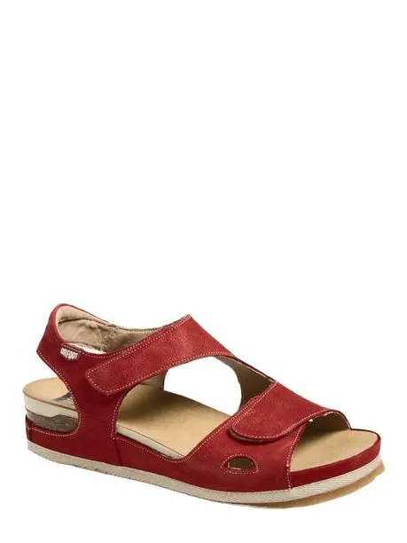 ON FOOT Cynara Espadrille Sandal - Rojo Nubuck