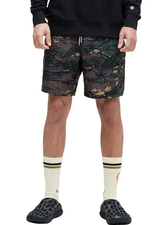 Stance Complex Hybrid Relaxed Fit Shorts - Greencamo