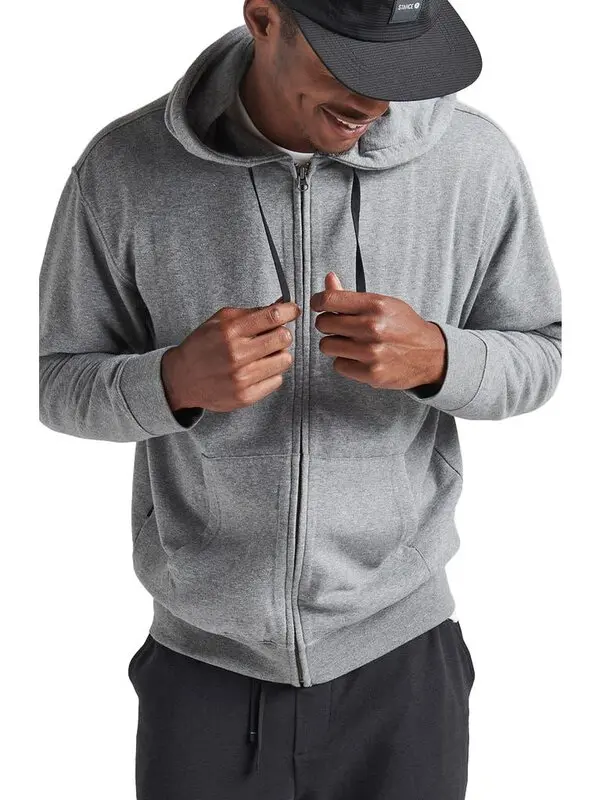 Stance Shelter Zip-up Hoodie - Grey Heather