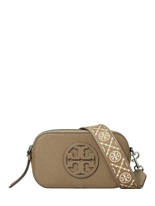 Tory Burch Mini Miller Leather Crossbody Bag - Wild Mushroom