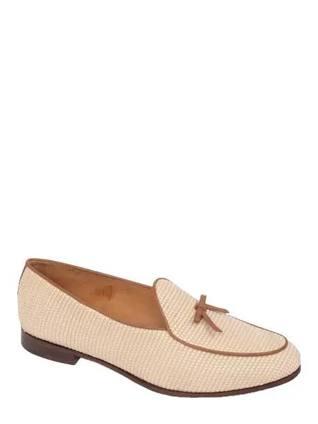 PATRICIA GREEN Coco Loafer - Natural Raffia