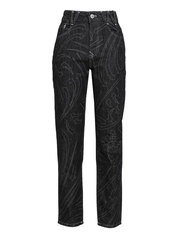 VIVIENNE WESTWOOD Organic Cotton Jeans - Black