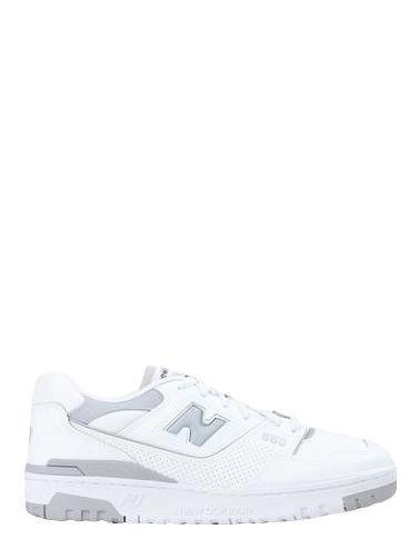NEW BALANCE 550 Soft Leather And Textile Sneakers - White