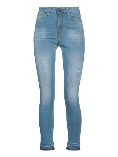 NOLITA Slim-leg Jeans With Torn Fabric - Blue
